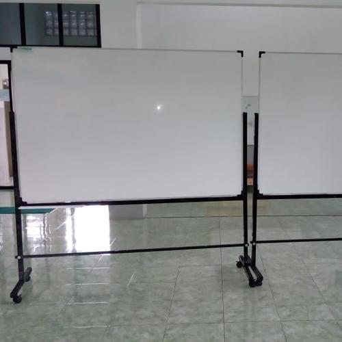 Jual papan tulis standing /whiteboard standing roda UK 120x180 - unit ...