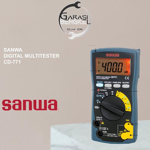 Jual Sanwa Digital Multitester CD771 - Jakarta Barat - Garasi Bengkel ...