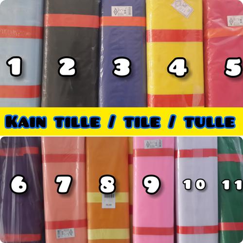 Jual Kain Tille / Tile / Tulle Meteran - 0.5 Meter - Jakarta Barat ...