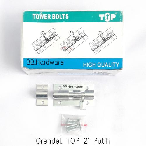 Jual GRENDEL TOP 2 INCH / GRENDEL PINTU / GRENDEL LEMARI / STAINLESS ...