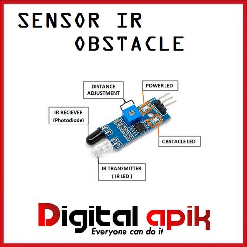 Jual Sensor IR Infrared Tembok Halangan Arduino Obstacle Avoidance ...