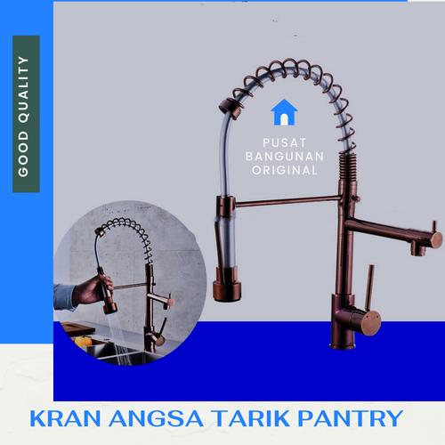 Jual KRAN PANTRY MIXER PANAS DINGIN / KRAN DAPUR TARIK MAROON ROSE GOLD ...