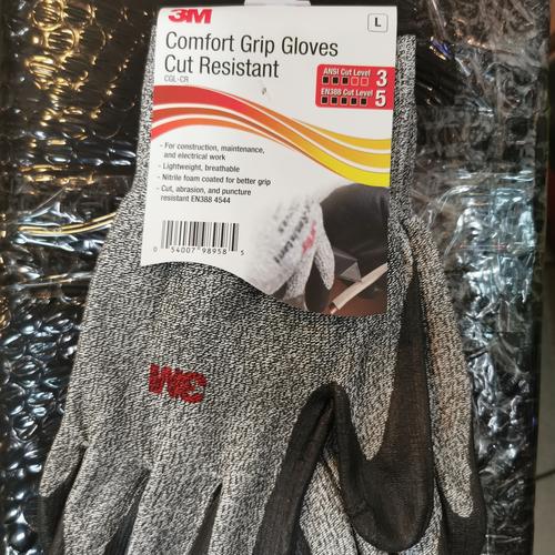 Jual 3M Comfort Grip Gloves Cut Resistant - Safety Sarung Tangan Safety ...