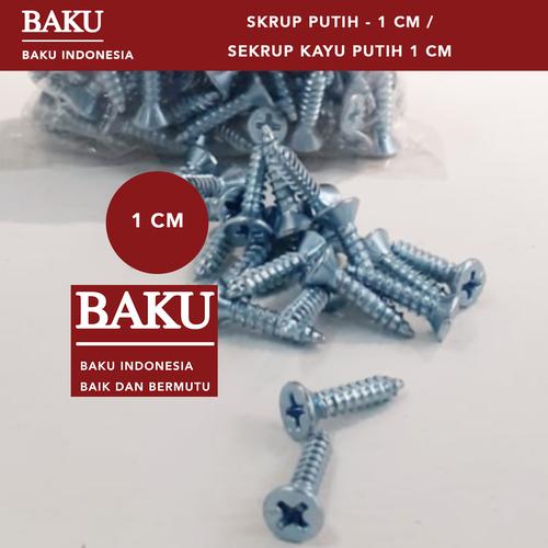 Jual Skrup Putih 1cm / Sekrup Kayu Putih 1cm (1 pack) - Kota Tangerang ...