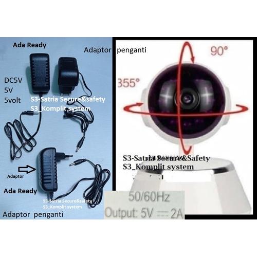 Jual Adaptor 5V 2A cctv IP camera wireless IP cam robot baby monitor ...