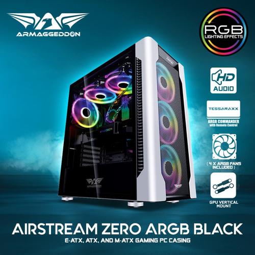 Jual ARMAGGEDDON AIRSTREAM ZERO ARGB BLACK - Jakarta Pusat - MAXCOM ONLINE | Tokopedia