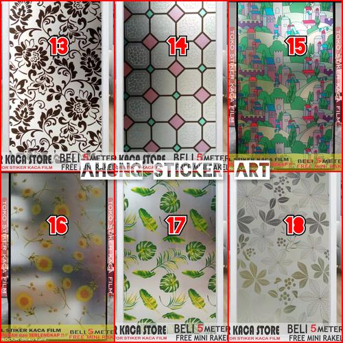 Jual stiker motif/sticker kaca motif/stiker kaca - Kota Bekasi - @Ahong ...