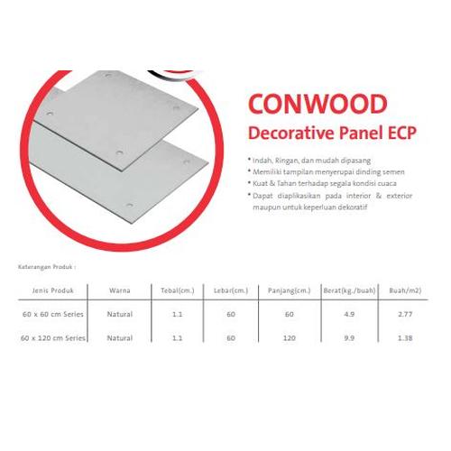 Jual CONWOOD Decorative Panel ECP | 60 x 60 cm Series & 60 x 120 cm ...