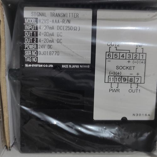 Jual SPLITTER SIGNAL TRANSMITTER M-SYSTEM INPUT 4-20mA, 2 OUTPUT 4-20mA ...