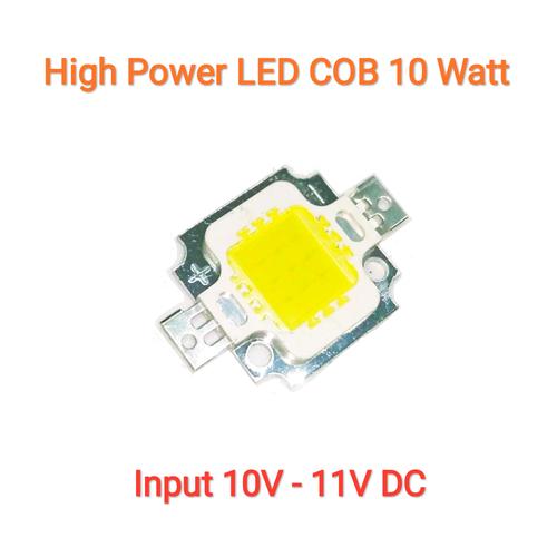 Jual Modul Lampu Sorot High Power LED COB 10W HPL 10V - 11V DC 10 Watt ...