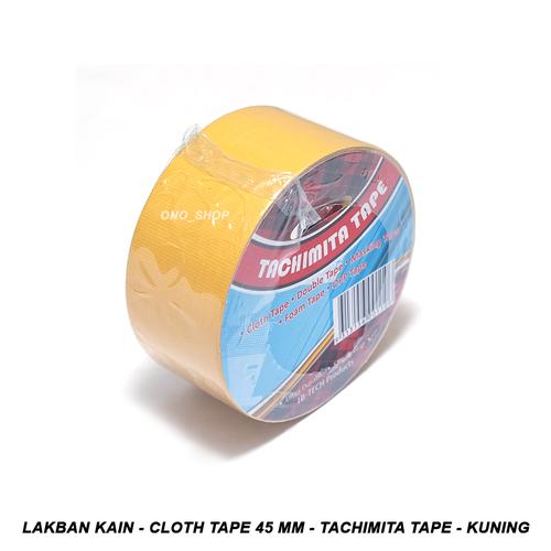 Jual Lakban Kain - Cloth Tape 45 mm - Tachimita Tape - Kuning - Jakarta ...