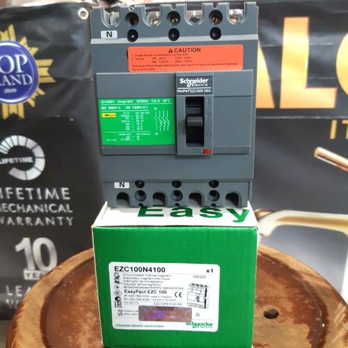 Jual mccb ezc100N 4p 100A 18KA schneider original - Jakarta Pusat - PELITA PANEL ELEKTRIK ...