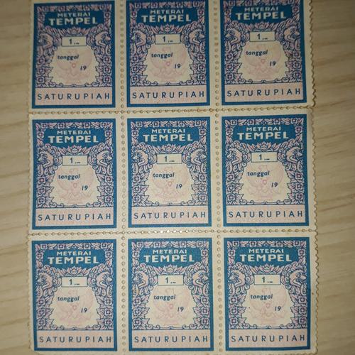 Jual Perangko Pos / Benda Pos 1 Rupiah Thn 1971-1975 Jadul Kuno ...