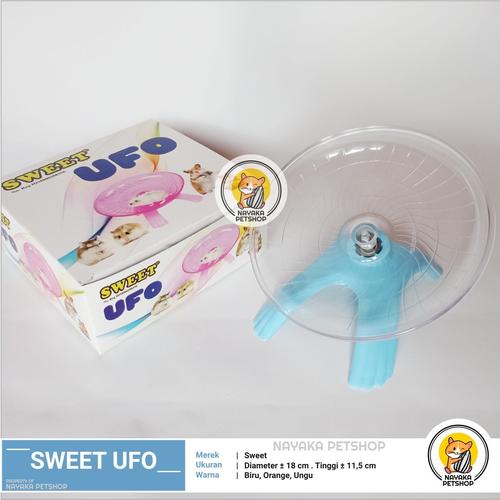 Jual Sweet Ufo Jumbo Flying Saucer Running Wheel Hamster Mainan Hewan ...