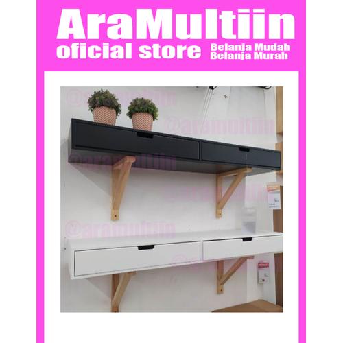 Promo INFORMA - CHICAGO DRAWER SHELF / RAK DINDING / MEJA TV GANTUNG ...