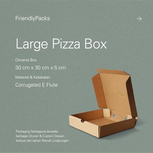 Jual Large Pizza Box Packaging Corrugated / Kotak Pizza / Dus Pizza ...