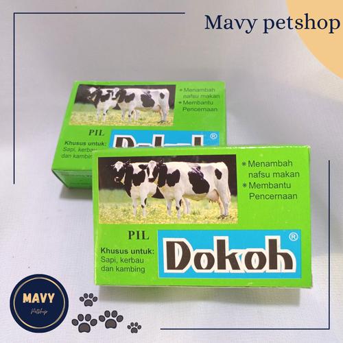Jual PIL DOKOH-OBAT DAN VITAMIN PENAMBAH NAFSU MAKAN SAPI KERBAU ...