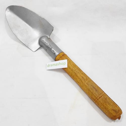Jual Sekop Skop Taman kebun Berkebun kecil ujung lancip gagang kayu ...