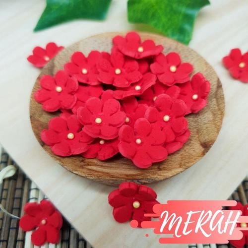 Jual GUMPASTE 100PCS - BUNGA ICING - MINI GUM PASTE FLOWER - HIASAN ...