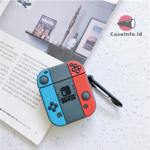 Jual Case Airpods Nintendo Switch Silicone Case For Airpods 1 2 Pro ...