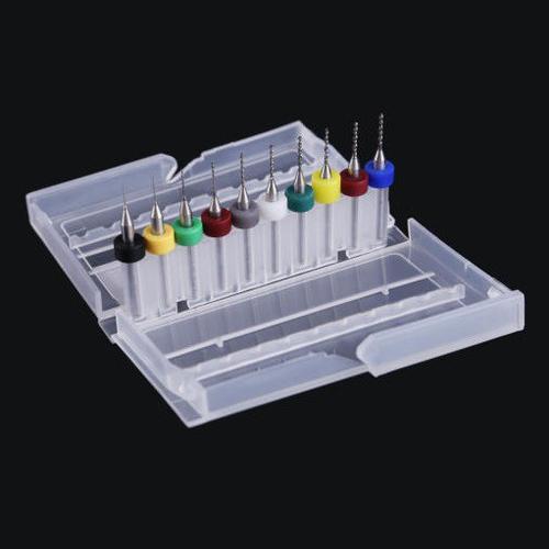 Jual 10 Pcs Mata Bor Mini Micro PCB Drill Set CNC Circuit Board ...