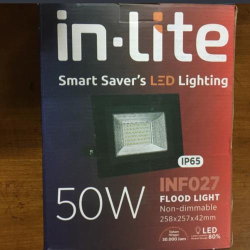 Jual LAMPU SOROT LED INLITE 50 WATT IN-LITE 50W FLOODLIGHT 50 WATT INF027 - Jakarta Pusat ...