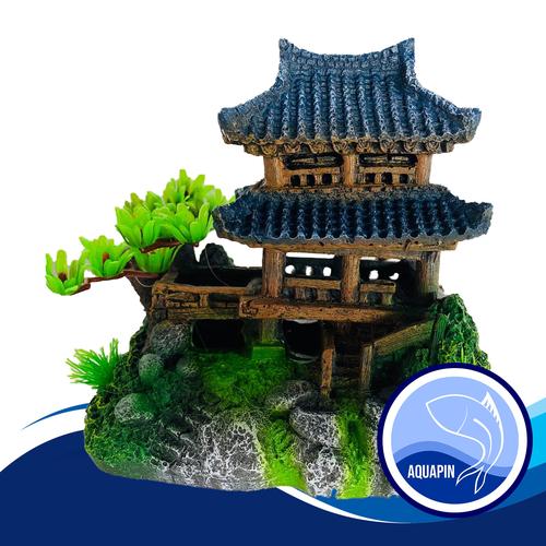 Jual Hiasan Aquarium Aquascape RUmah Samurai Japan 3060 - Jakarta Barat ...