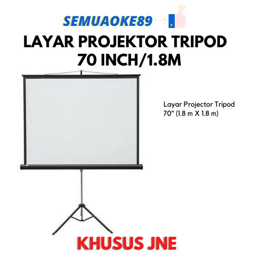 Jual Layar Proyektor Tripod Screen Projektor 70 inch - Jakarta Pusat ...