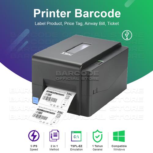 Promo Printer TSC TE300 / TE-300 Cetak Stiker Label Semicoated Thermal ...
