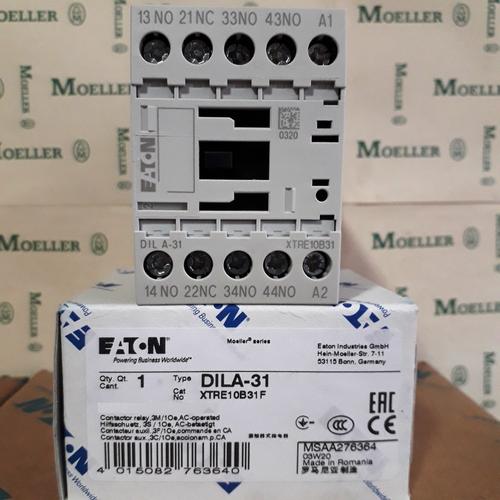 Jual Contactor Relay DILA-31 Eaton Moeller - XTRE10B31 - Coil 230VAC ...