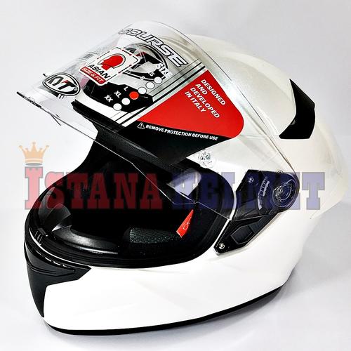Jual HELM KYT TT-COURSE PLAIN WHITE PEARL - XL - Kota Bandung - ISTANA ...