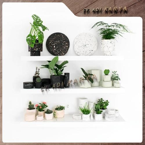 Jual Rak Bunga Dinding Tempel Tembok Dekorasi Ruangan Minimalis ...
