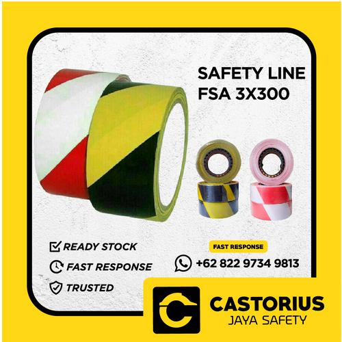 Jual POLICE LINE SAFETY LINE POLICE LINE FSA 3x300 METER KUNING HITAM ...