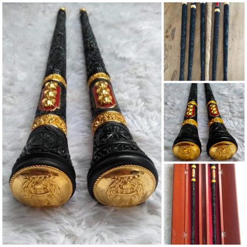 Jual TONGKAT KOMANDO UKIRAN TNI AD,TNI AU, TNI AL, PLETED EMAS - Kab ...