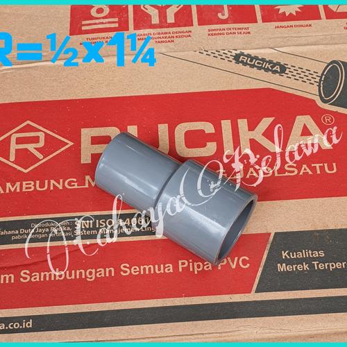 Jual REDUCING SOCKET 1/2" X 11/4" RUCIKA - PLOKSOK - SAMBUNGAN PIPA ...