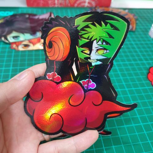 Jual Sticker Hologram Anime - PSH221- Besar - Naruto - Akatsuki ...