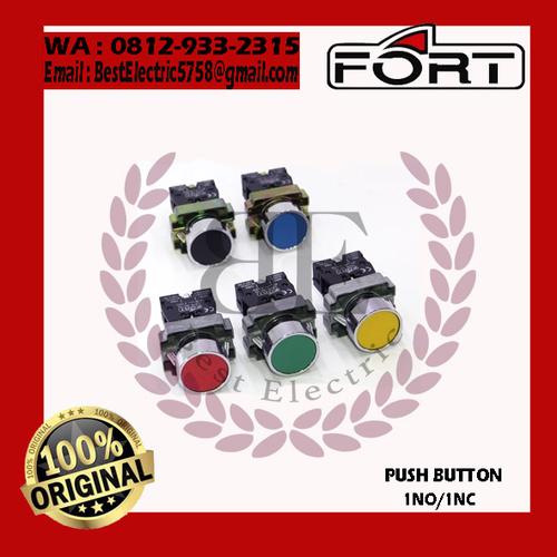 Jual PUSH BUTTON FORT / LAY5-BA42 / 1NO/1NC / WARNA MERAH - Jakarta ...