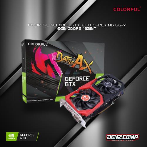 Jual COLORFUL GEFORCE GTX 1660 SUPER NB 6G-V 6GB GDDR6 192BIT - Kota ...