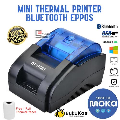 Promo Original EPPOS EP-RPP02 Mini Thermal Printer Bluetooth 58mm - EPPOS - Jakarta Barat ...
