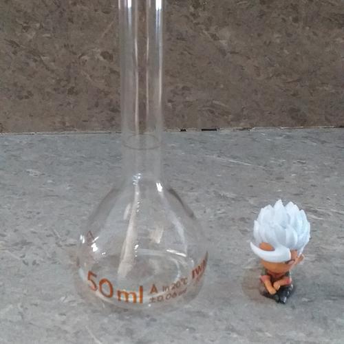 Jual Labu Ukur Labu Takar Volumetric Flask IWAKI 50 ml - Kota Surabaya ...