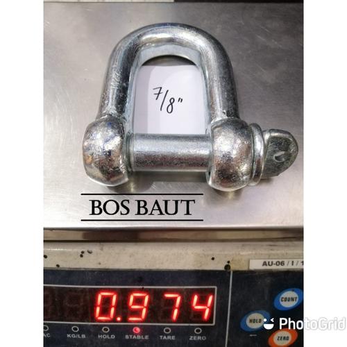 Jual Klem Segel (7/8" - 22mm) / SEGEL D 22 mm / D SHACKLE CLAMP - Kota ...