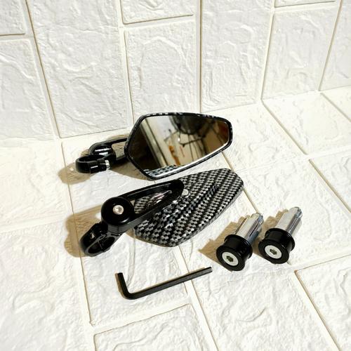 Jual Spion Jalu Oval Carbon Model Rizoma Full Cnc All Motor Kaca Bening ...