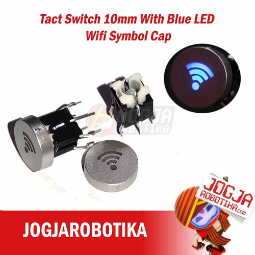 Jual Tact Switch 10mm With Blue LED Wifi Symbol Cap - Kab. Sleman ...