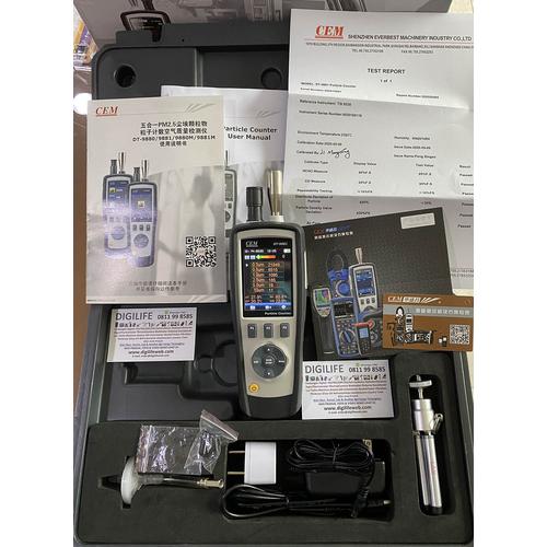 Jual Particle Counter CEM Instruments DT9881 0.3 0.5 Debu DT-9881 ...