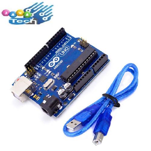 Jual Arduino Uno R3 Clone Versi Resmi + USB Cable - Uno R3 - Kab ...