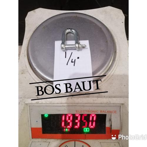 Jual Klem Segel (1/4" - 6mm) / SEGEL D 6 mm / D SHACKLE CLAMP - Kota ...