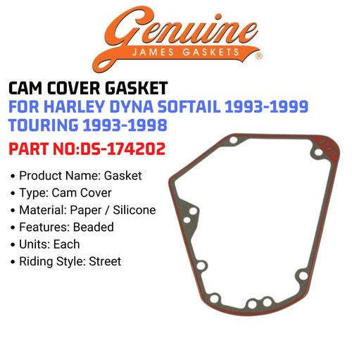 Jual JAMES CAM COVER GASKET HARLEY DYNA FX FL 93-99 DS-174202 OEM ...