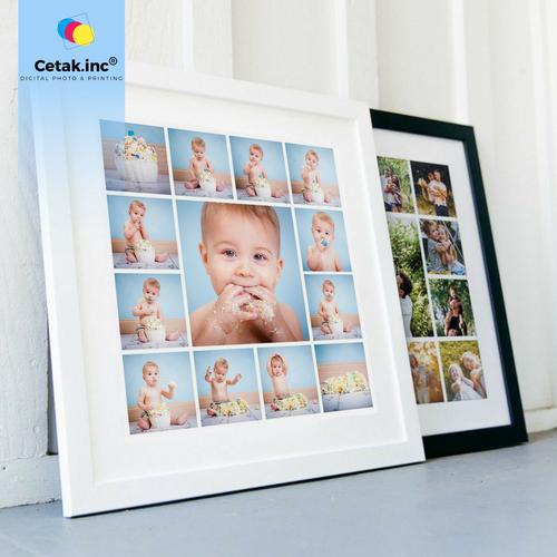 Jual Cetak foto frame kolase 30x30cm - Hitam, 30x30cm - Kota Tangerang ...