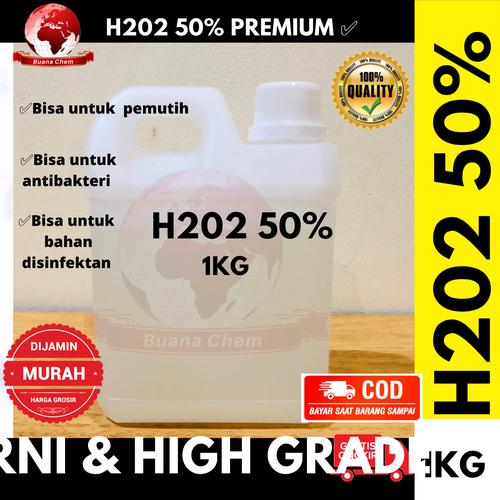 Jual H2O2 50% 1kg / HYDROGEN PEROXIDE ex Evonik / HIDROGEN PEROKSIDA ...