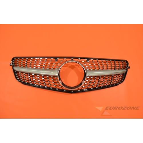 Jual Mercedes W204 C Class Diamond Grill / Diamond Grille Mercedes Benz ...